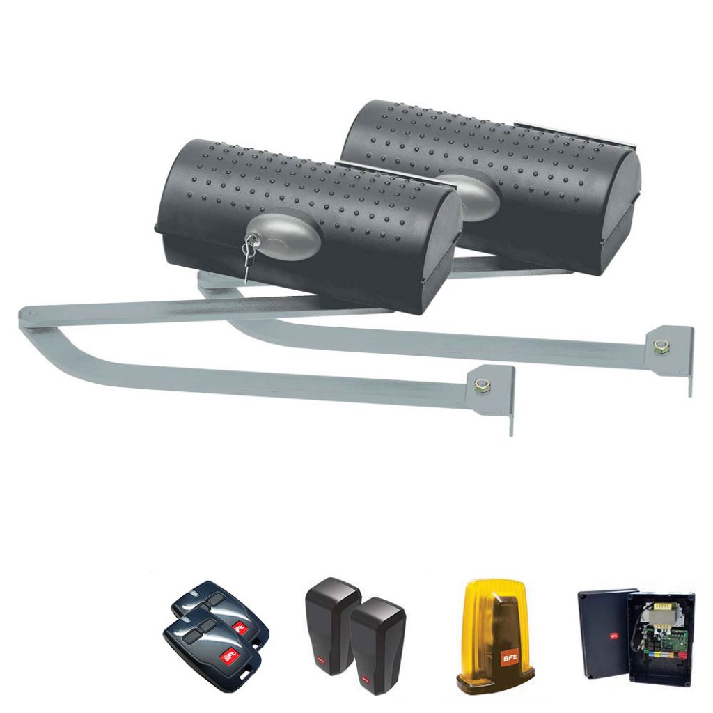 Kit automatizare poarta batanta BFT IGEA BT, 2x2.5 metri, 250 Kg, 24 V ...